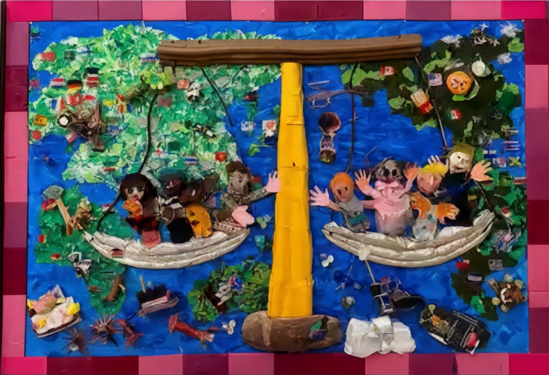 SDGsをテーマにした制作 | 社会福祉法人学正会柳川保育園